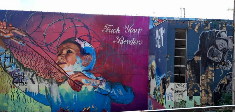 Alaniz – Fighting Injustice with Murals – Teufelsberg Berlin